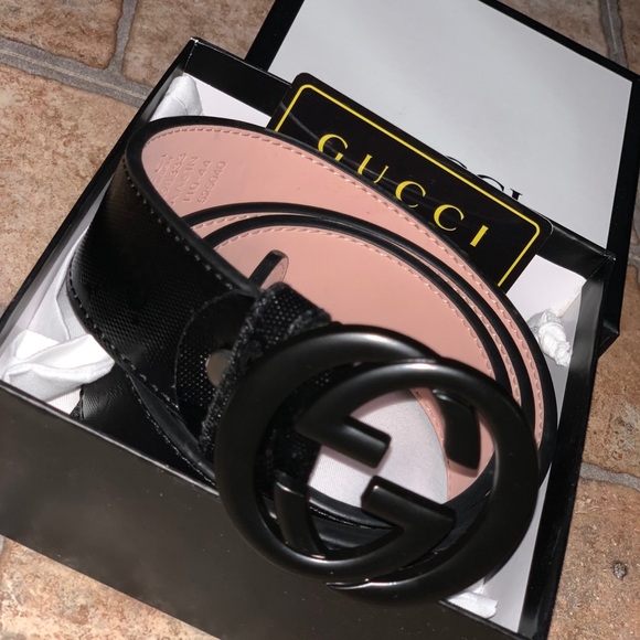Accessories | All Black Gucci Belt | Poshmark